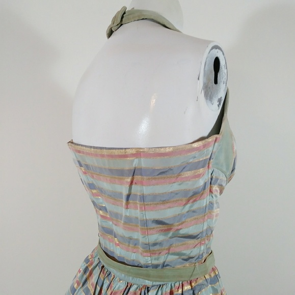 Vintage | Dresses | Vintage Designer Daryl 95s Striped Cotton Candy ...
